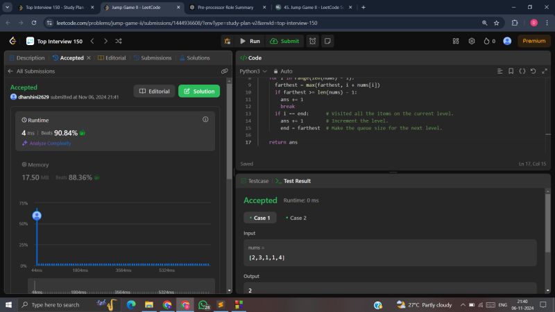 Dharshini Senthil on LinkedIn: #python #algorithms #leetcode # ... Dharshini Senthil on LinkedIn: #python #algorithms #leetcode # ...