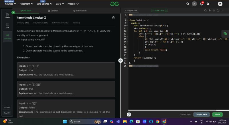 #gfg160 #gfg160 #gfg #problemsolving #stack #dsa #codingchallenge ... #gfg160 #gfg160 #gfg #problemsolving #stack #dsa #codingchallenge ...