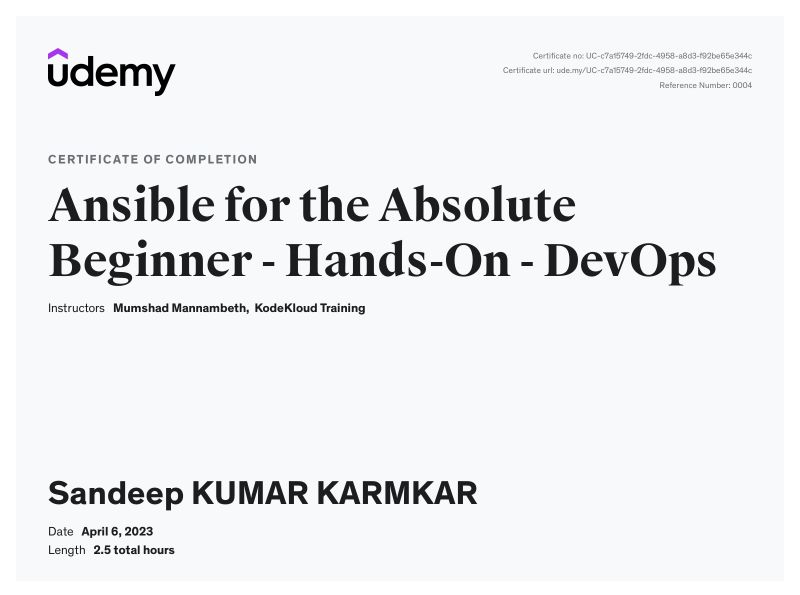 #udemy | Sandeep Kumar Karmkar #udemy | Sandeep Kumar Karmkar