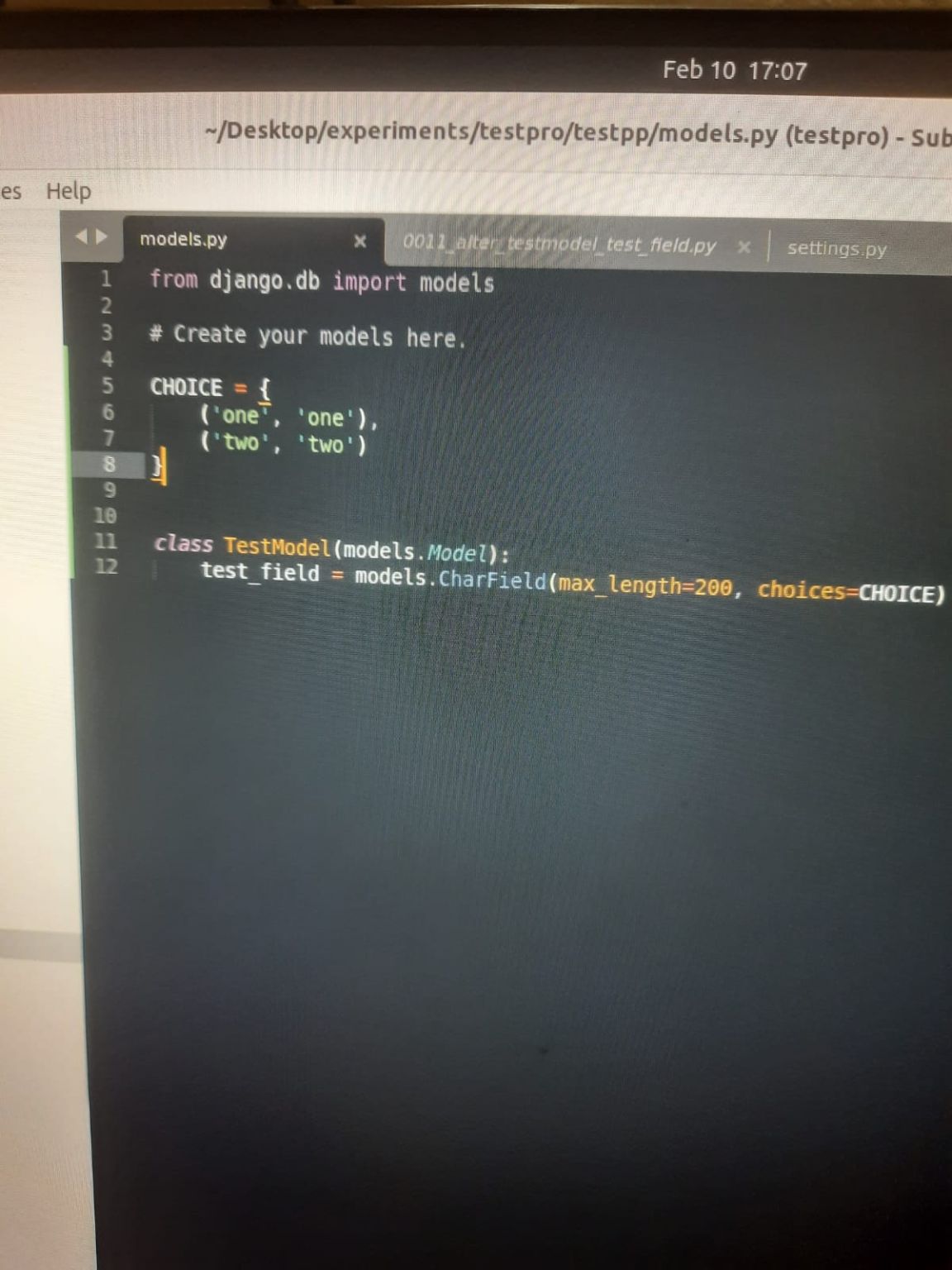 How can you make a Django developer mad? Instead of tuples or list use ... How can you make a Django developer mad? Instead of tuples or list use ...