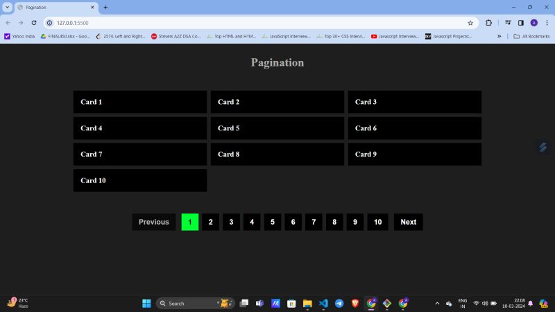 Created Dynamic Pagination with HTML, CSS, and JavaScript | Ashish ... Created Dynamic Pagination with HTML, CSS, and JavaScript | Ashish ...