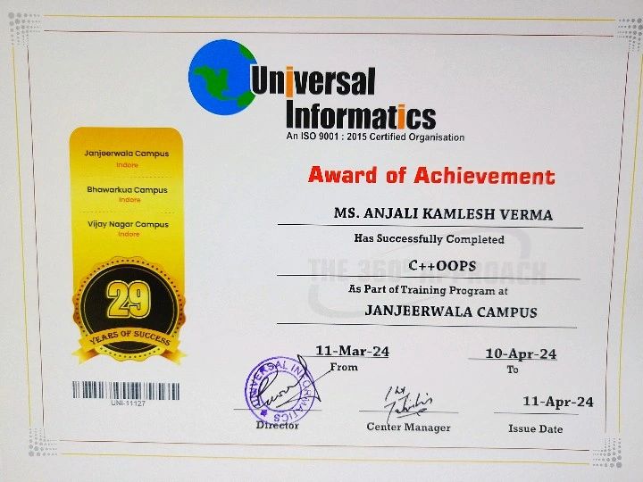 Anjali Verma on LinkedIn: #cplusplus #programming #code #developer # ... Anjali Verma on LinkedIn: #cplusplus #programming #code #developer # ...