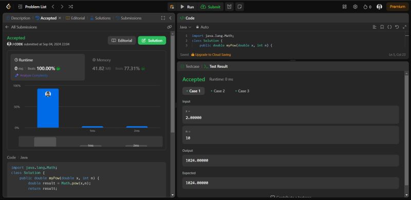 Rahul Jaswal on LinkedIn: #100daysofcode #leetcode #powerfunction # ... Rahul Jaswal on LinkedIn: #100daysofcode #leetcode #powerfunction # ...