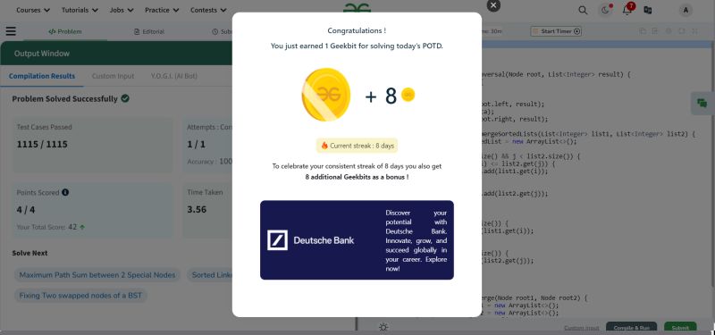 ANNAPUREDDY K. on LinkedIn: #geekforgeeks24 #potd #problemsolving # ... ANNAPUREDDY K. on LinkedIn: #geekforgeeks24 #potd #problemsolving # ...