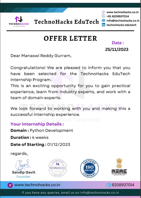 Manaswi Reddy on LinkedIn: #pythondevelopment #pythondevelopment # ... Manaswi Reddy on LinkedIn: #pythondevelopment #pythondevelopment # ...