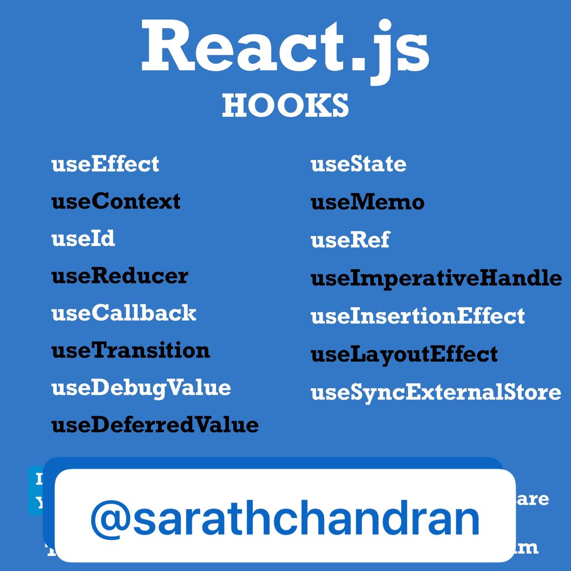Sarath Chandran . on LinkedIn: JavaScript Developers, Learn React.js ... Sarath Chandran . on LinkedIn: JavaScript Developers, Learn React.js ...