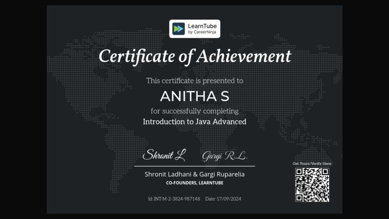Anitha S on LinkedIn: #java #advancedjava #learntube #programming # ... Anitha S on LinkedIn: #java #advancedjava #learntube #programming # ...
