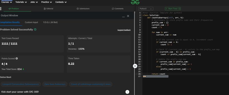 FAIZAN AHMED on LinkedIn: #dsa #subarrays #hashing #prefixsum # ... FAIZAN AHMED on LinkedIn: #dsa #subarrays #hashing #prefixsum # ...