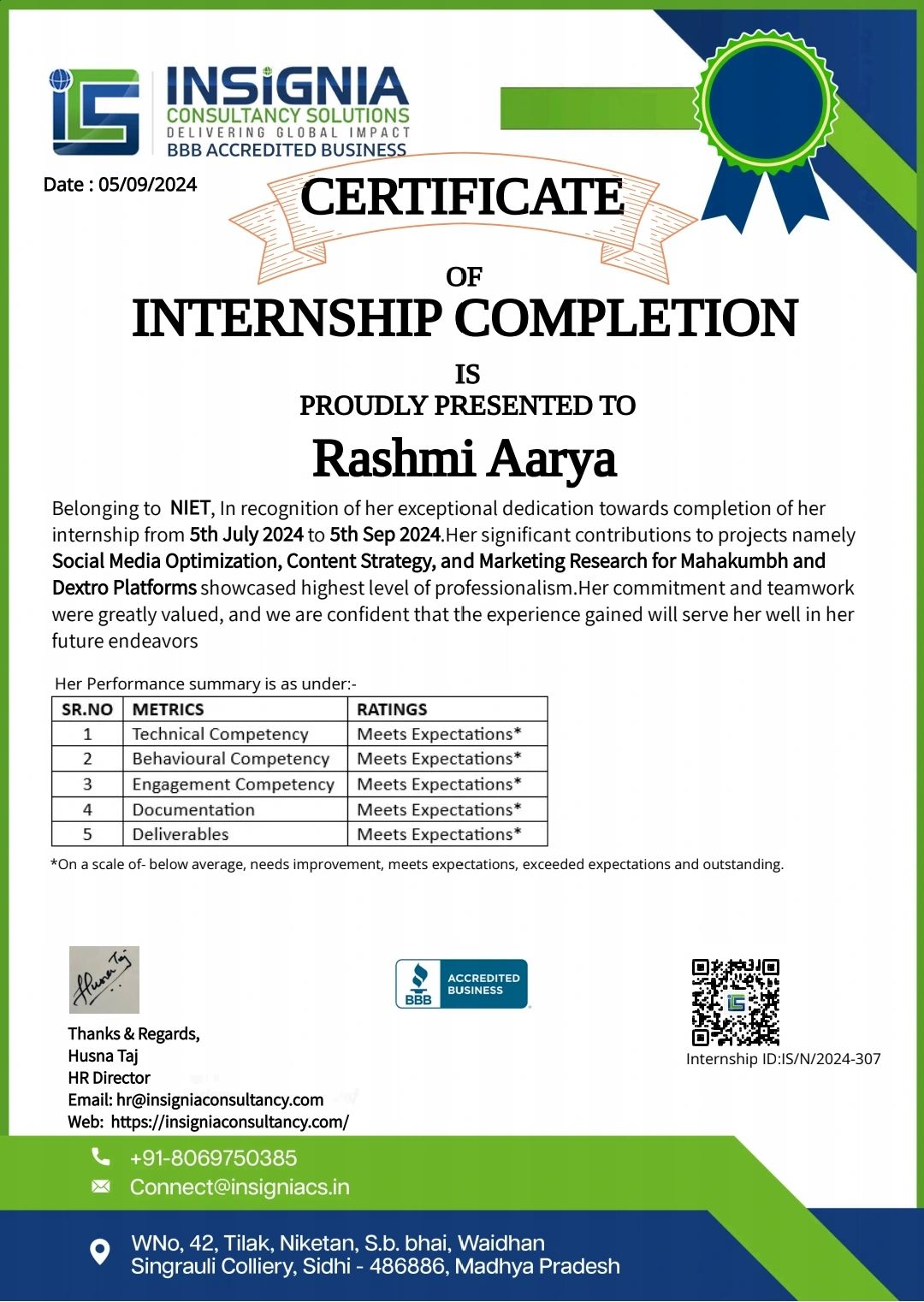 Rashmi Aarya on LinkedIn: #internshipcompletion #grateful # ... Rashmi Aarya on LinkedIn: #internshipcompletion #grateful # ...