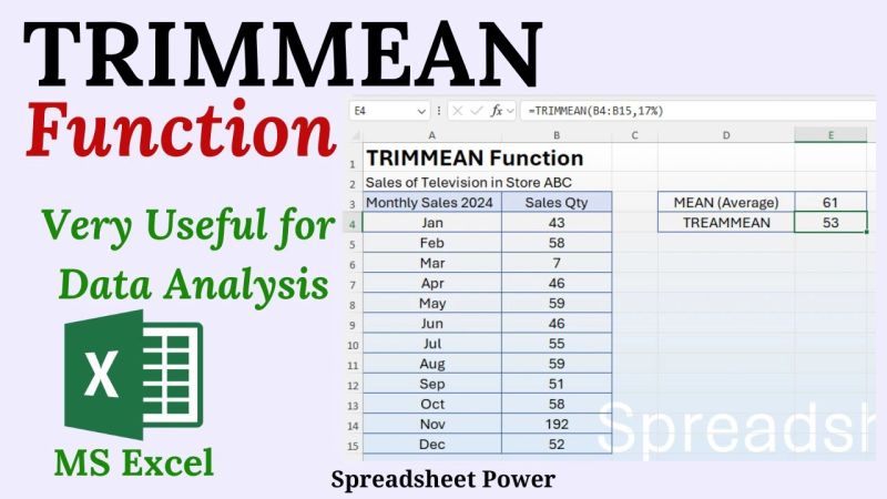 Learn Microsoft Excel on LinkedIn: TRIMMEAN Function tutorial link ... Learn Microsoft Excel on LinkedIn: TRIMMEAN Function tutorial link ...