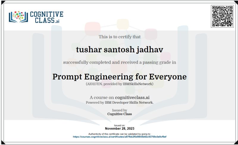Tushar Jadhav on LinkedIn: #promptengineering #innovation Tushar Jadhav on LinkedIn: #promptengineering #innovation
