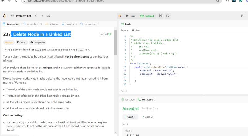 Menka Shah on LinkedIn: #dsa #linkedlist #java #kotlin #sde #goggle Menka Shah on LinkedIn: #dsa #linkedlist #java #kotlin #sde #goggle