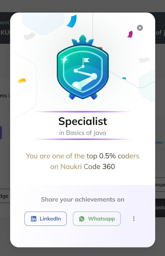 Pramod Kumar on LinkedIn: #java #coding #achievement #codingninjas # ... Pramod Kumar on LinkedIn: #java #coding #achievement #codingninjas # ...