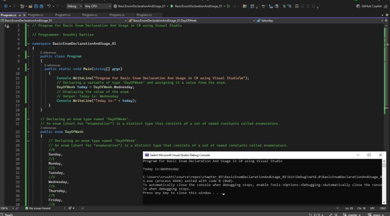 Srushti Battise on LinkedIn: #programmer #coding #microsoft #csharp # ... Srushti Battise on LinkedIn: #programmer #coding #microsoft #csharp # ...