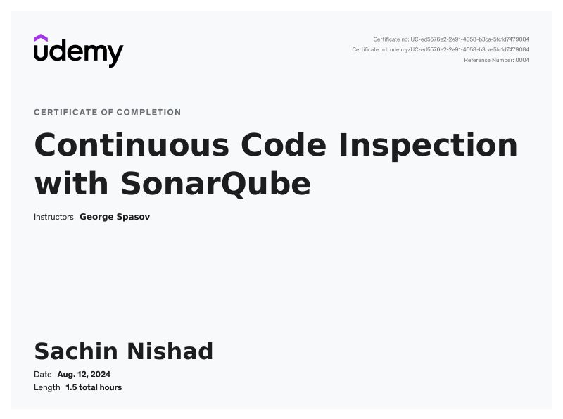 Sachin Nishad on LinkedIn: Excited to share that I've completed the ... Sachin Nishad on LinkedIn: Excited to share that I've completed the ...