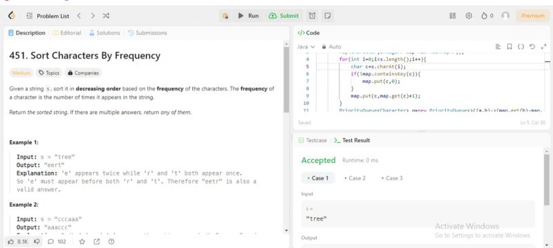 Jayaharini J on LinkedIn: 🚀 LeetCode (problem 3)451.Sort Characters by ... Jayaharini J on LinkedIn: 🚀 LeetCode (problem 3)451.Sort Characters by ...