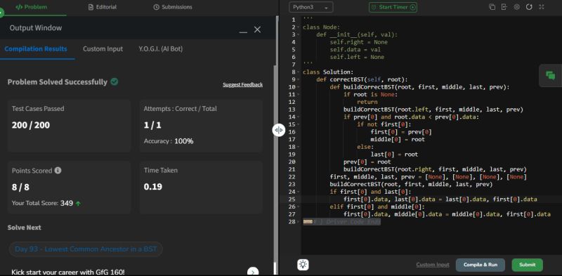 #dsa #coding #160daysofcode #gfg160 #python #problemsolving #learning ... #dsa #coding #160daysofcode #gfg160 #python #problemsolving #learning ...