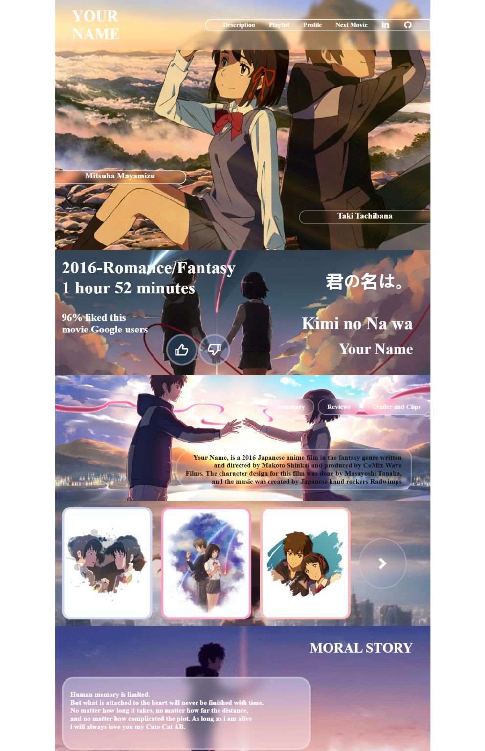 A love story anime Your Name | Gagan Suman posted on the topic | LinkedIn A love story anime Your Name | Gagan Suman posted on the topic | LinkedIn