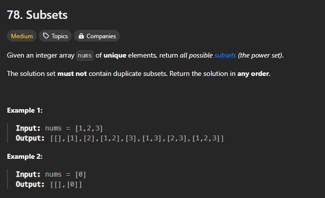 #leetcode #leetcode78 #dsa #algorithams #problemsolving #coding # ... #leetcode #leetcode78 #dsa #algorithams #problemsolving #coding # ...