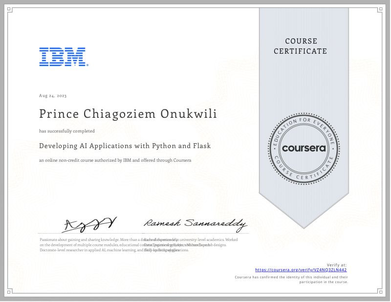Prince Onukwili on LinkedIn: #pythonprogramming #newcertification # ... Prince Onukwili on LinkedIn: #pythonprogramming #newcertification # ...