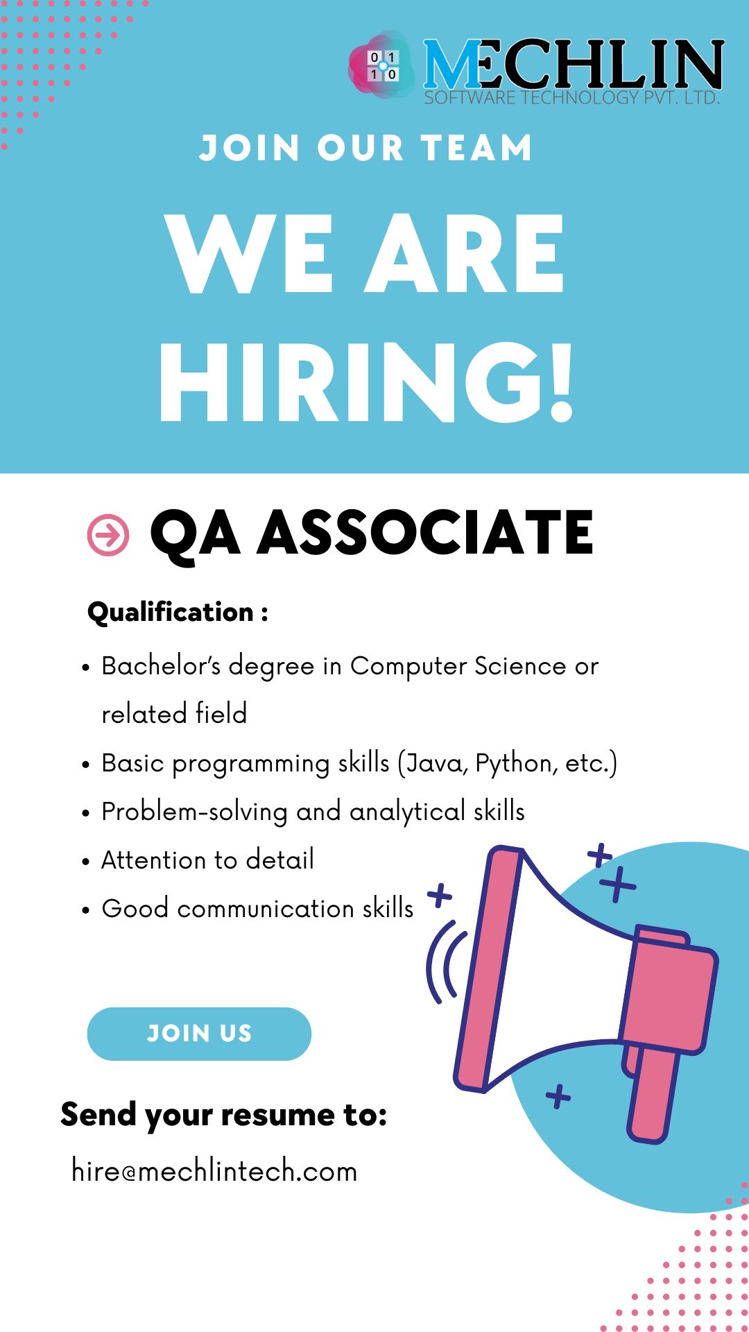 Khushi Jain on LinkedIn: #post_diwali #hiring #qa_associate # ... Khushi Jain on LinkedIn: #post_diwali #hiring #qa_associate # ...