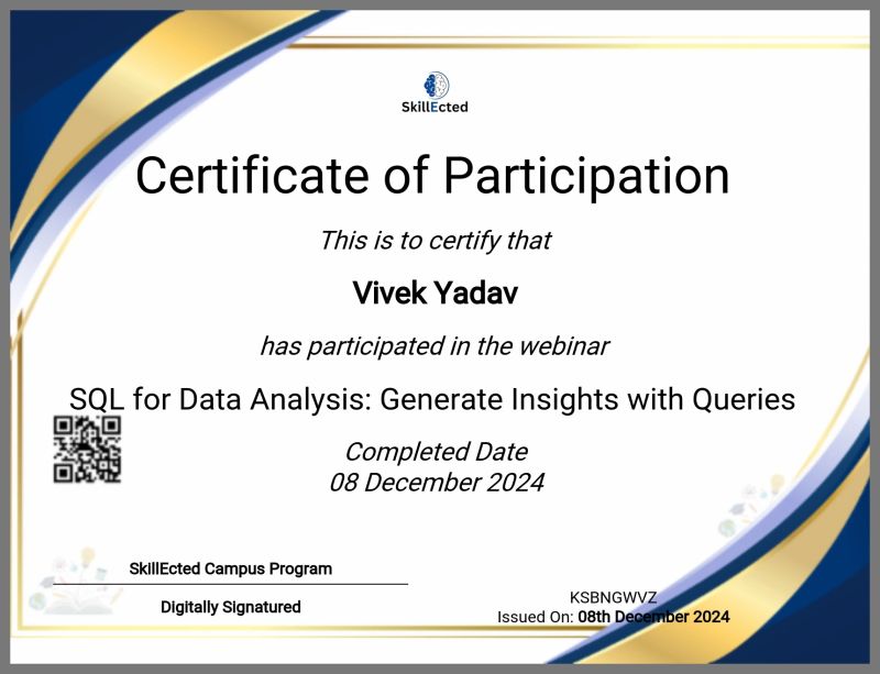 Vivek Yadav on LinkedIn: #dataanalysis #sql #learningjourney # ... Vivek Yadav on LinkedIn: #dataanalysis #sql #learningjourney # ...