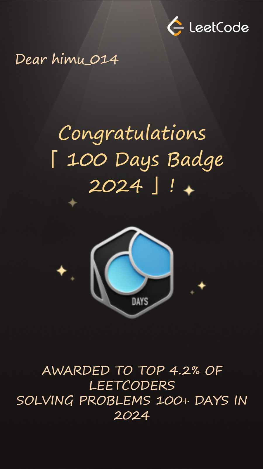Himanshi Gupta on LinkedIn: #leetcode #leetcode #100days Himanshi Gupta on LinkedIn: #leetcode #leetcode #100days