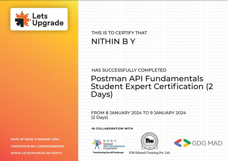 NITHIN B Y on LinkedIn: Hey Everyone, I am excited to share that I have ... NITHIN B Y on LinkedIn: Hey Everyone, I am excited to share that I have ...