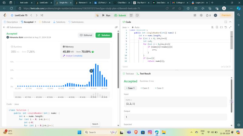 Himanshu Bisht on LinkedIn: #dsachallenge #leetcode #dayfortyfour # ... Himanshu Bisht on LinkedIn: #dsachallenge #leetcode #dayfortyfour # ...