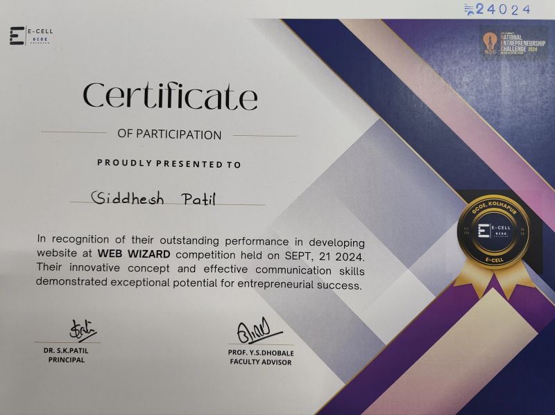 Siddhesh Patil on LinkedIn: #website #competition #coding #networking Siddhesh Patil on LinkedIn: #website #competition #coding #networking