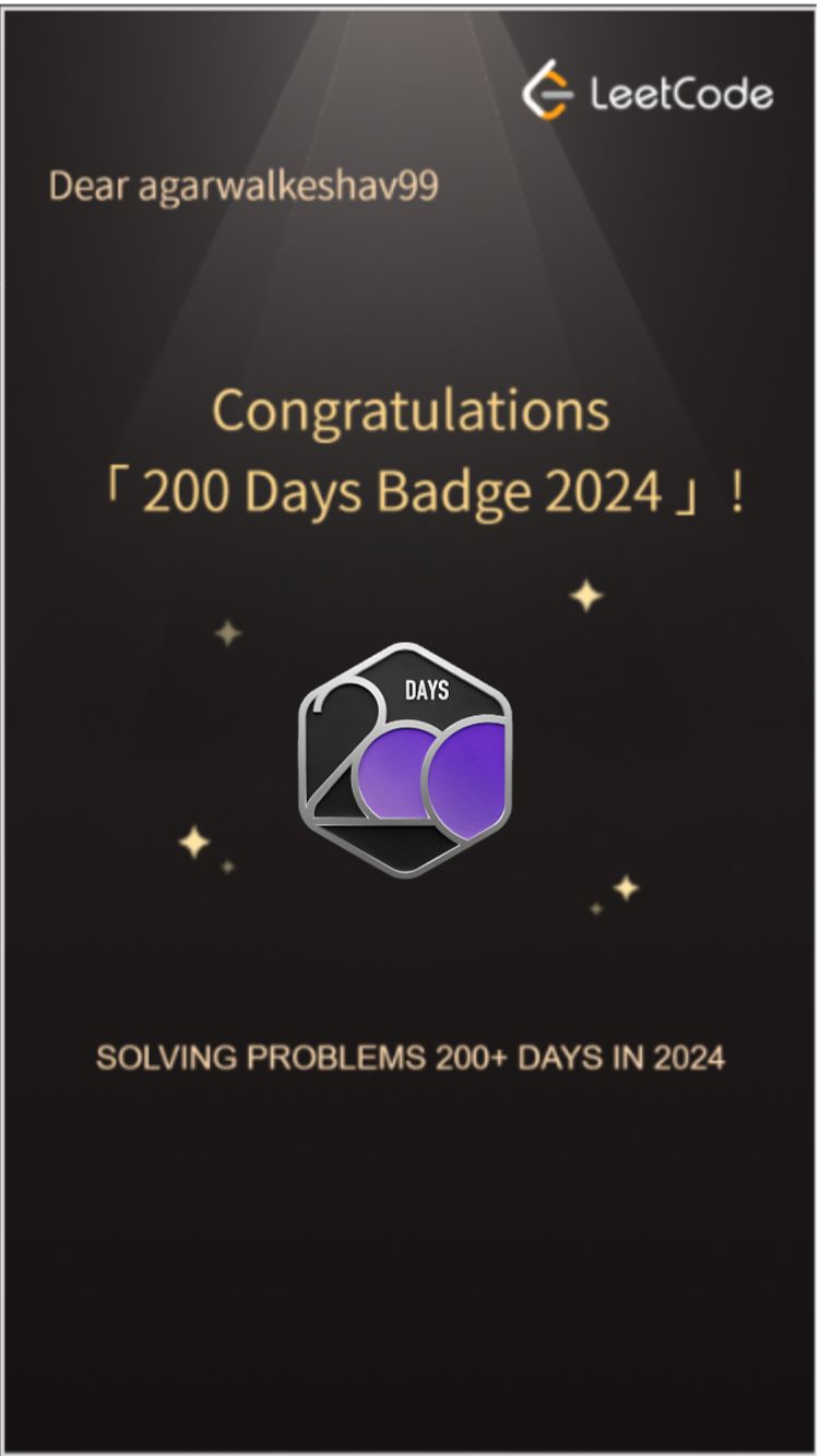 Keshav Agarwal on LinkedIn: #leetcode #200daysofcode #programming # ... Keshav Agarwal on LinkedIn: #leetcode #200daysofcode #programming # ...