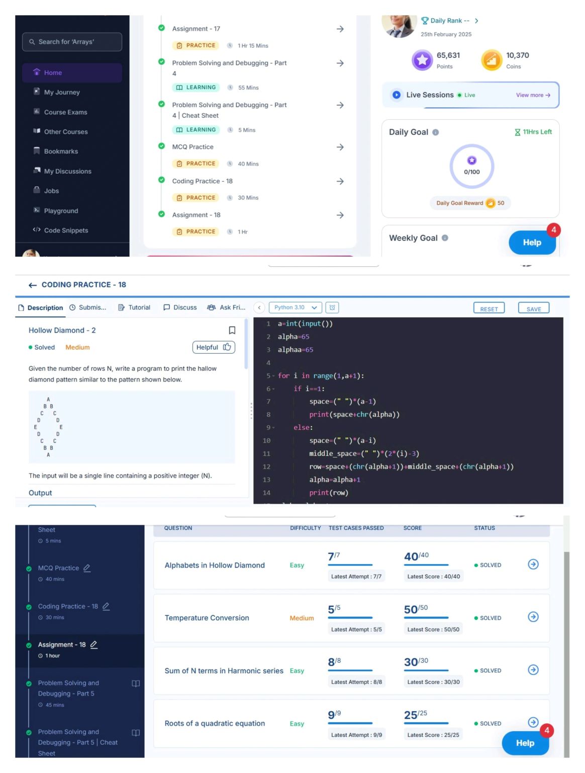 Solving MCQs and coding questions on Python | Komal Wadhavane posted on ... Solving MCQs and coding questions on Python | Komal Wadhavane posted on ...