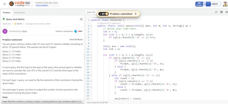 Completed Day78 of #360codestreakwithCODE360 challenge | Mohammad ... Completed Day78 of #360codestreakwithCODE360 challenge | Mohammad ...