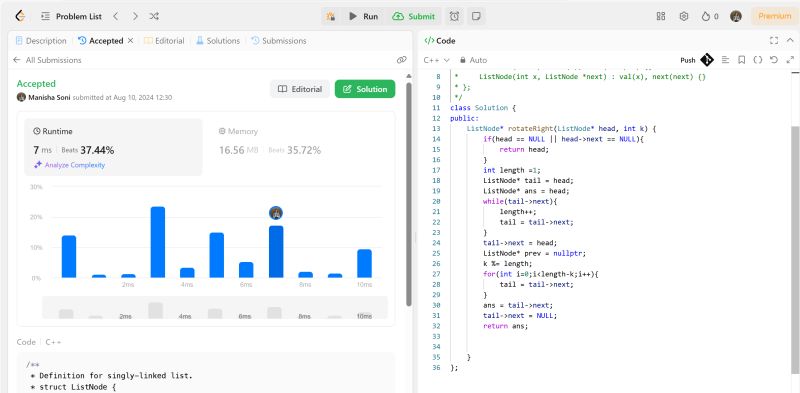Manisha Soni on LinkedIn: #leetcode #linkedlist #algorithms # ... Manisha Soni on LinkedIn: #leetcode #linkedlist #algorithms # ...