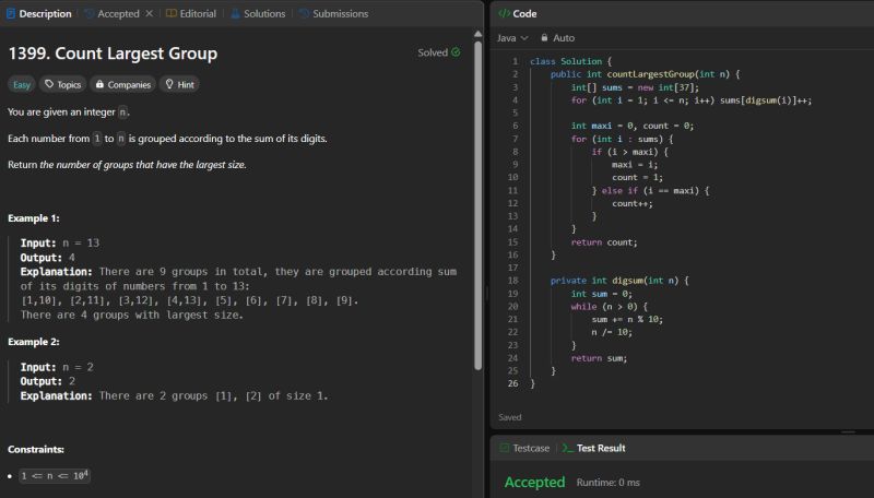 #100daysofcode #100daysofcode #leetcodeeasy #digitsum #arrayproblems ... #100daysofcode #100daysofcode #leetcodeeasy #digitsum #arrayproblems ...