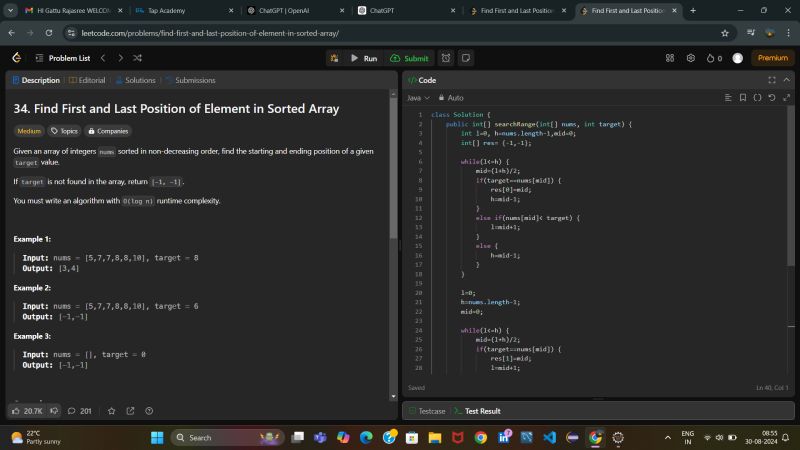 Gattu Rajasree on LinkedIn: #coding #java #binarysearch #algorithms # ... Gattu Rajasree on LinkedIn: #coding #java #binarysearch #algorithms # ...