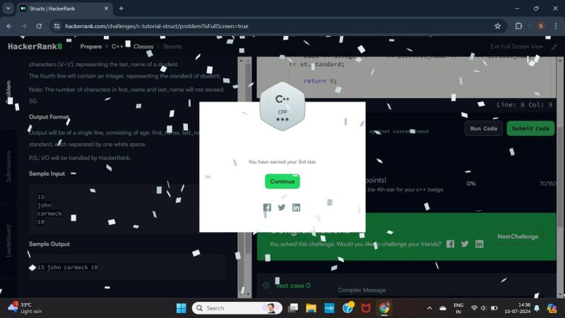 Saket Kumar on LinkedIn: #cplusplus #coding #hackerrank Saket Kumar on LinkedIn: #cplusplus #coding #hackerrank