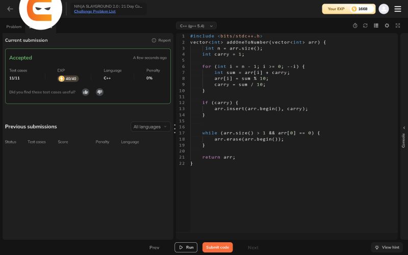 Priyanshu Vishwakarma on LinkedIn: #ninjaslayground #codingninjas # ... Priyanshu Vishwakarma on LinkedIn: #ninjaslayground #codingninjas # ...