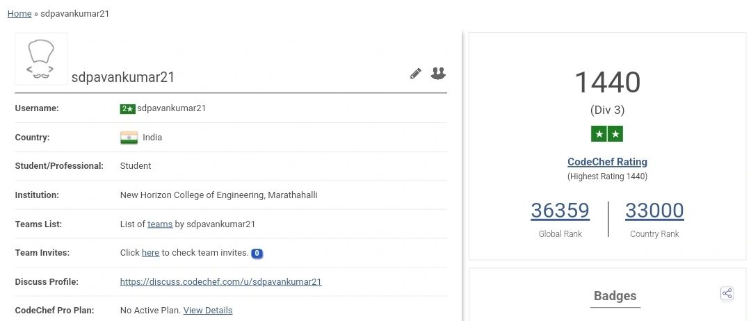 pavan kumar sd on LinkedIn: #codechef #cp #dsa #competitiveprogramming ... pavan kumar sd on LinkedIn: #codechef #cp #dsa #competitiveprogramming ...