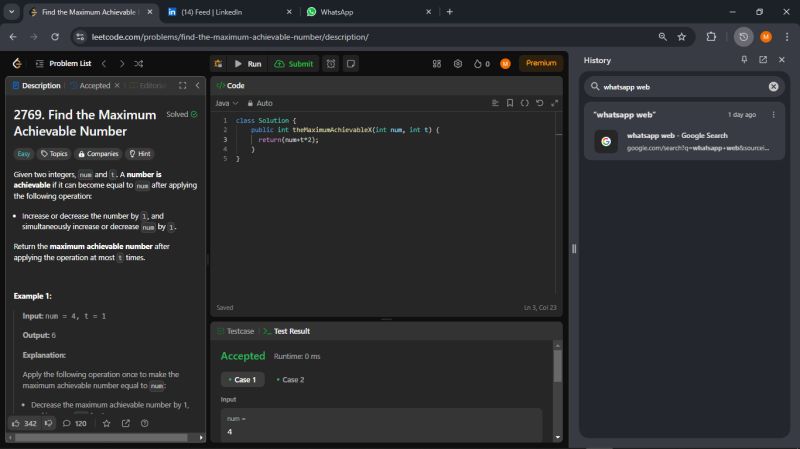 Manikandan B on LinkedIn: #leetcode #100daysofcode #codingchallenge # ... Manikandan B on LinkedIn: #leetcode #100daysofcode #codingchallenge # ...