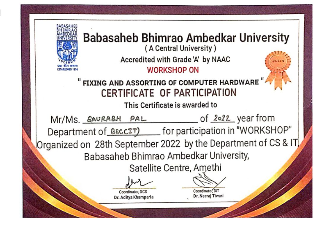 Saurabh Pal on LinkedIn: #computerhardware #workshop #techskills #bbu # ... Saurabh Pal on LinkedIn: #computerhardware #workshop #techskills #bbu # ...