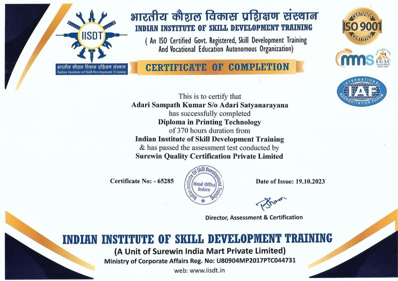 SAMPATH KUMAR ADARI on LinkedIn: #printingtechnology #acquireknowledge ... SAMPATH KUMAR ADARI on LinkedIn: #printingtechnology #acquireknowledge ...