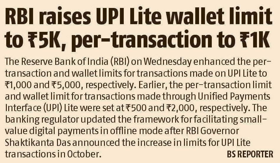 Rajput Jain & Associates on LinkedIn: RBI increases UPI Lite ... Rajput Jain & Associates on LinkedIn: RBI increases UPI Lite ...