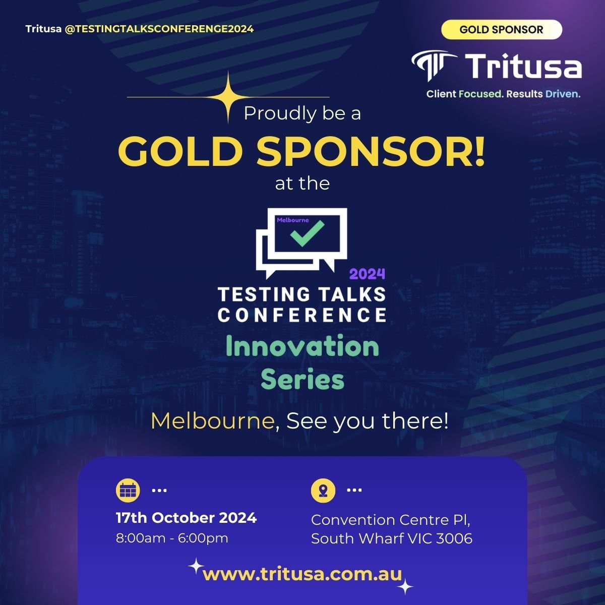 Tritusa Consulting on LinkedIn: #testingtalks #tritusa #goldsponsor # ... Tritusa Consulting on LinkedIn: #testingtalks #tritusa #goldsponsor # ...