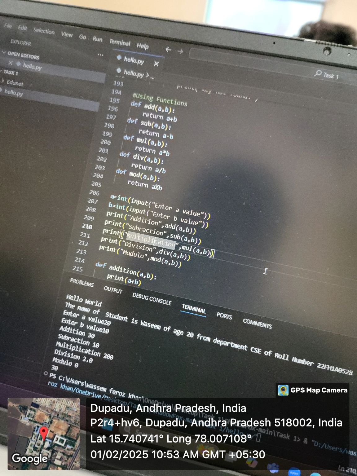 ๐ Exploring Advanced Python Programming with Edunet Foundation ... ๐ Exploring Advanced Python Programming with Edunet Foundation ...