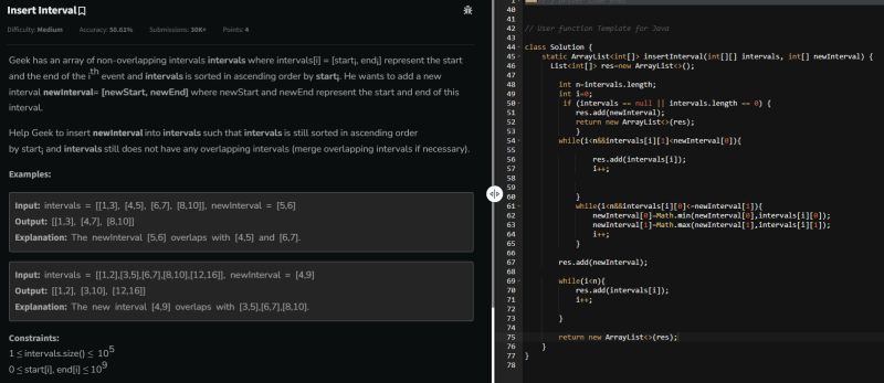 #gfg160 #geekstreak2024 #codingchallenge #intervals #problemsolving ... #gfg160 #geekstreak2024 #codingchallenge #intervals #problemsolving ...