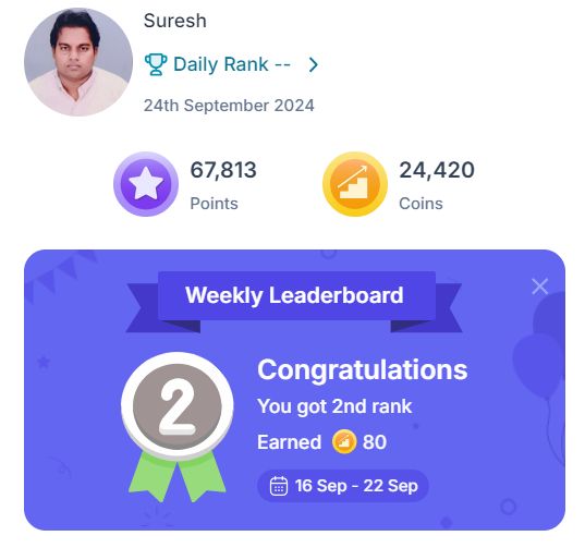 Suresh SR on LinkedIn: #motivation #ranks #winner Suresh SR on LinkedIn: #motivation #ranks #winner