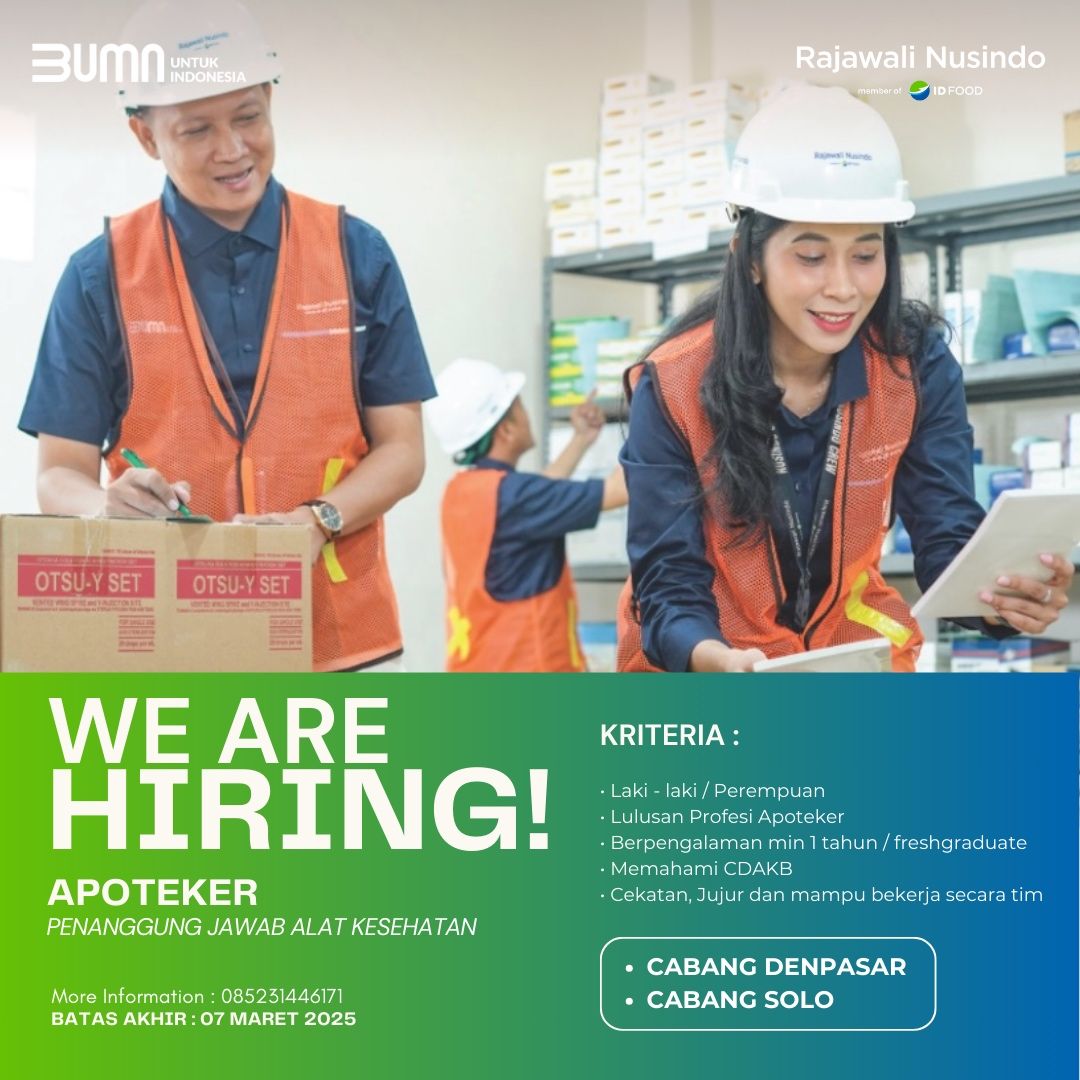 Hi Job Seekers! PT Rajawali Nusindo Sebagai anak perusahaan PT Rajawali ... Hi Job Seekers! PT Rajawali Nusindo Sebagai anak perusahaan PT Rajawali ...