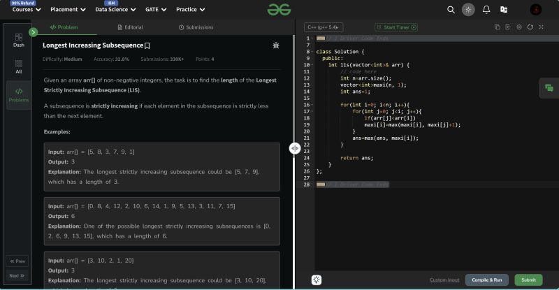 #gfg160 #codingchallenge #problemsolving #growthmindset #learneveryday ... #gfg160 #codingchallenge #problemsolving #growthmindset #learneveryday ...