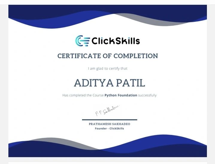 Aditya patil on LinkedIn: #pythonforbeginners #pythonlearning #careergrowth Aditya patil on LinkedIn: #pythonforbeginners #pythonlearning #careergrowth